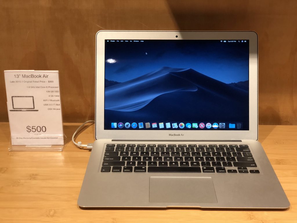 Sold - 13" MacBook Air Late 2015 // $500 - Boulder Mac Repair